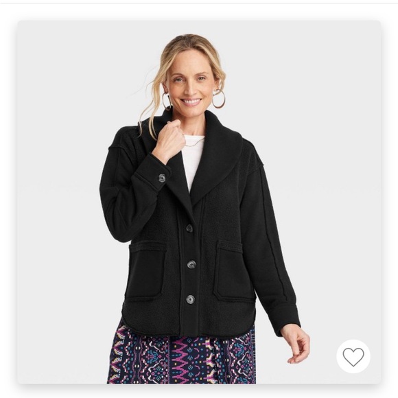 Knox Rose | Sweaters | Knox Rose Fleece Shawl Collar Jacket Nwt | Poshmark